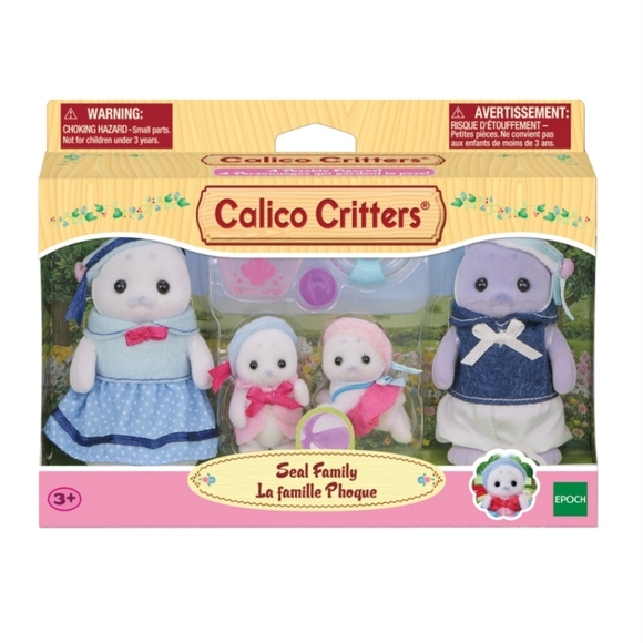 calico critters | Toys | Calico Critters 8pc Seal Family Miniature ...
